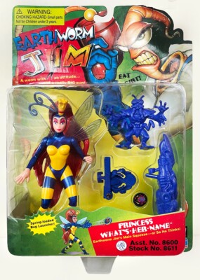 Princess What's-Her-Name EARTHWORM JIM ACTION FIGURE 1995 "Jim's Main ...