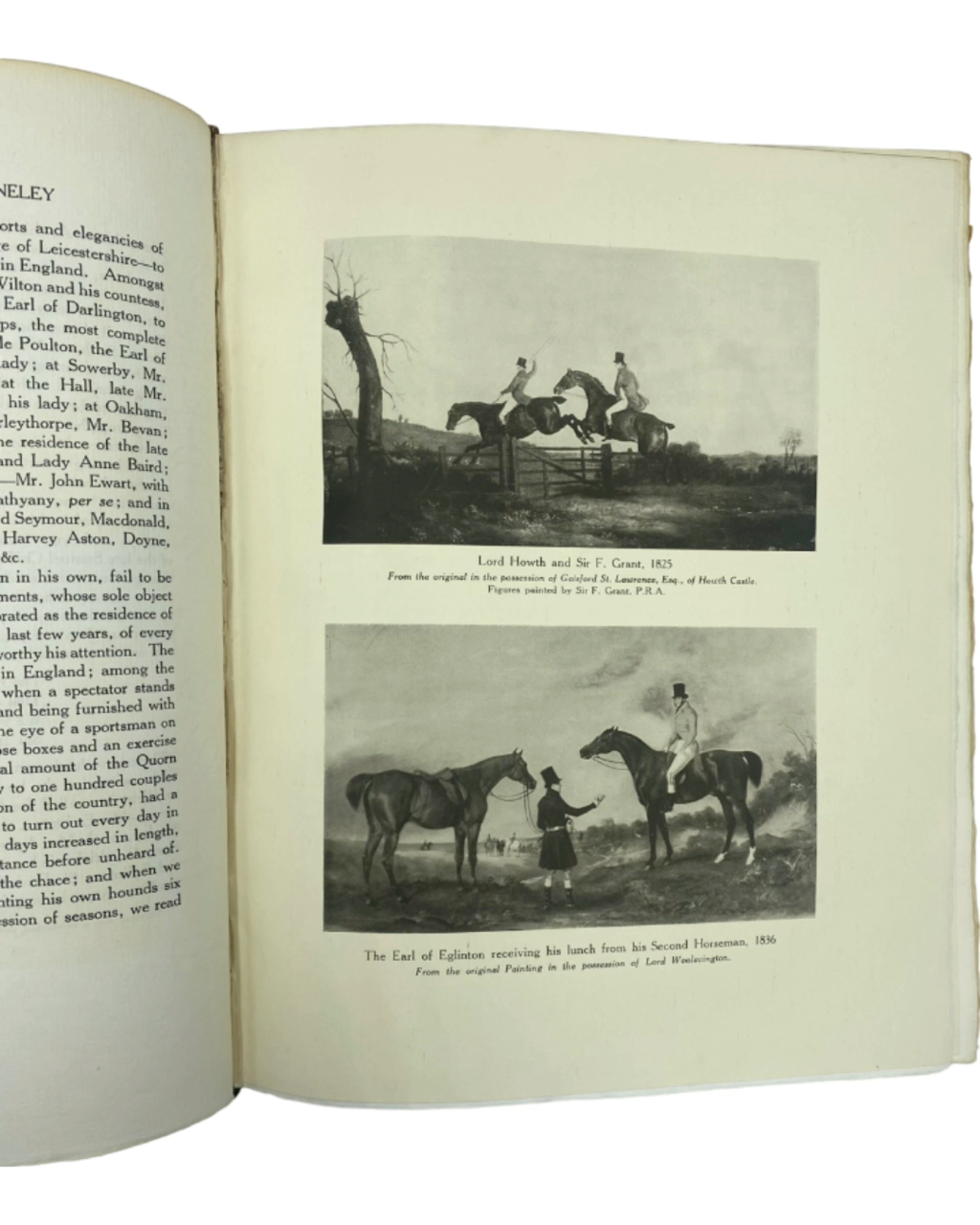 Signed The Melton Mowbray of John Ferneley 1782-1860 by Major Guy Paget ...