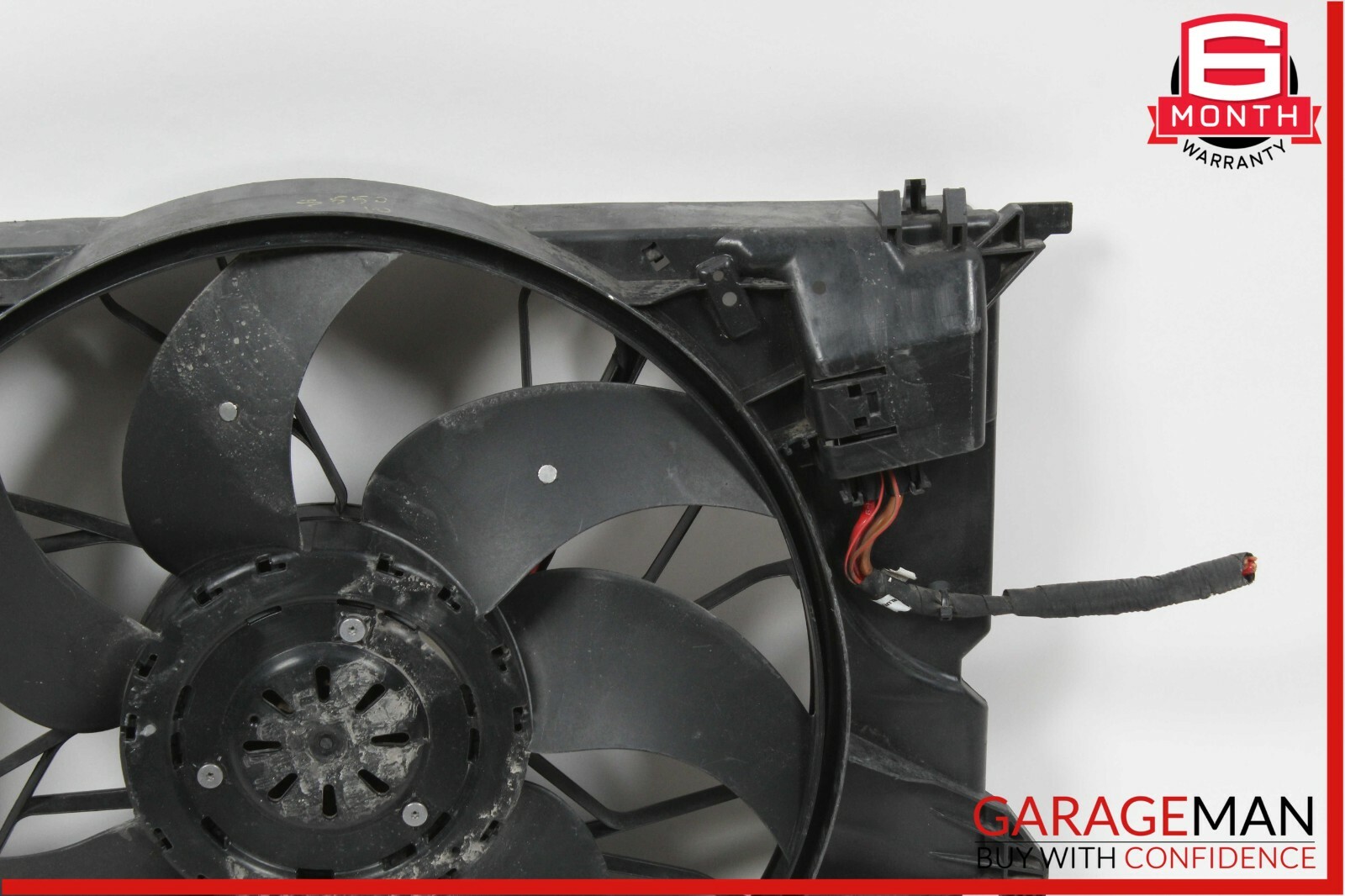 10-13 Mercedes W221 S550 CL550 Engine Cooling Fan Shroud Motor Assembly ...