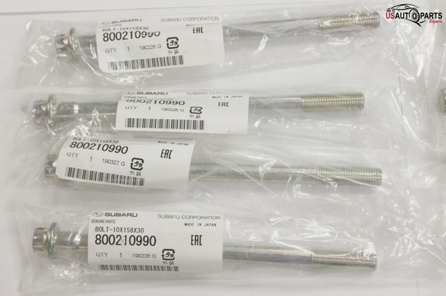 OEM 1990-2018 Subaru Engine Crankshaft Main Bearing Cap Bolt Set (x8 ...
