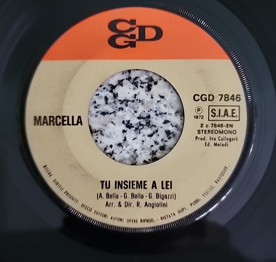 Marcella Montagne Verdi 1972 CGD Pop VG | eBay