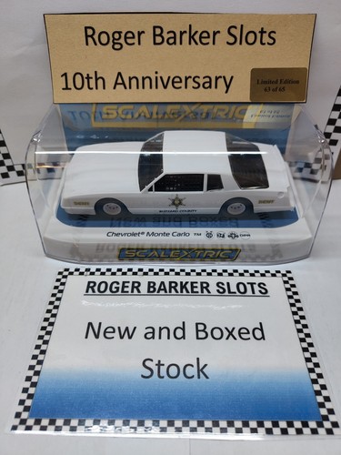 Scalextric C4072 Chevrolet Police Car "Roger Barker Slots" L/E DPR BNIB ...