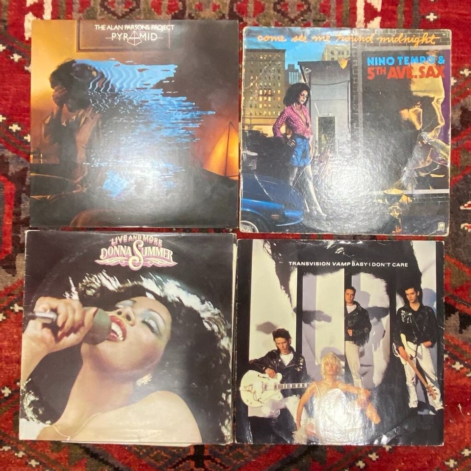 Lot of 15 - 1970s & 1980s Rock Pop Vinyl Record LP Bundle Instant ...