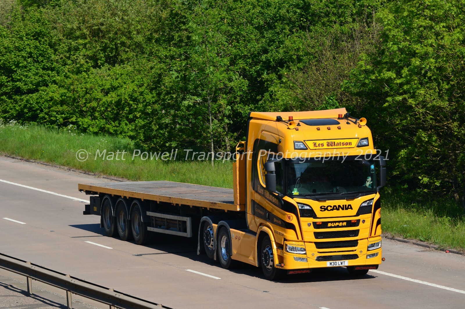 Truck Photo 12x8 - Scania - Les Watson Transport - M30 LWT | eBay