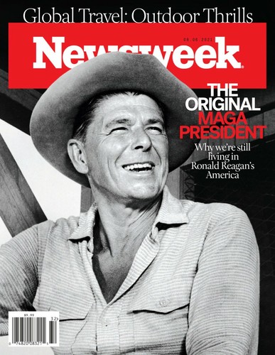 NEWSWEEK MAGAZINE | 08.06.2021 | THE ORIGINAL MAGA PRESIDENT: RONALD ...