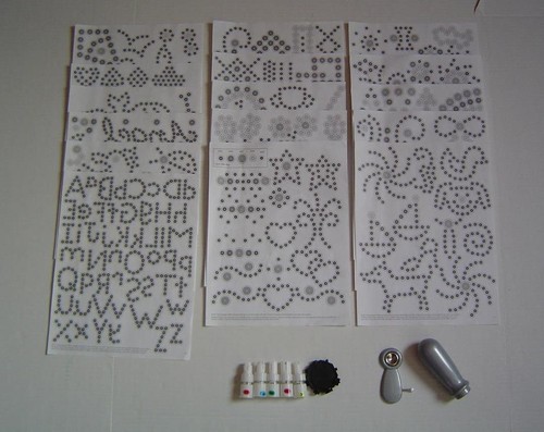 GeMagic Stud Setting Bedazzler Machine Accessories 16 PATTERN SHEETS 5 ...