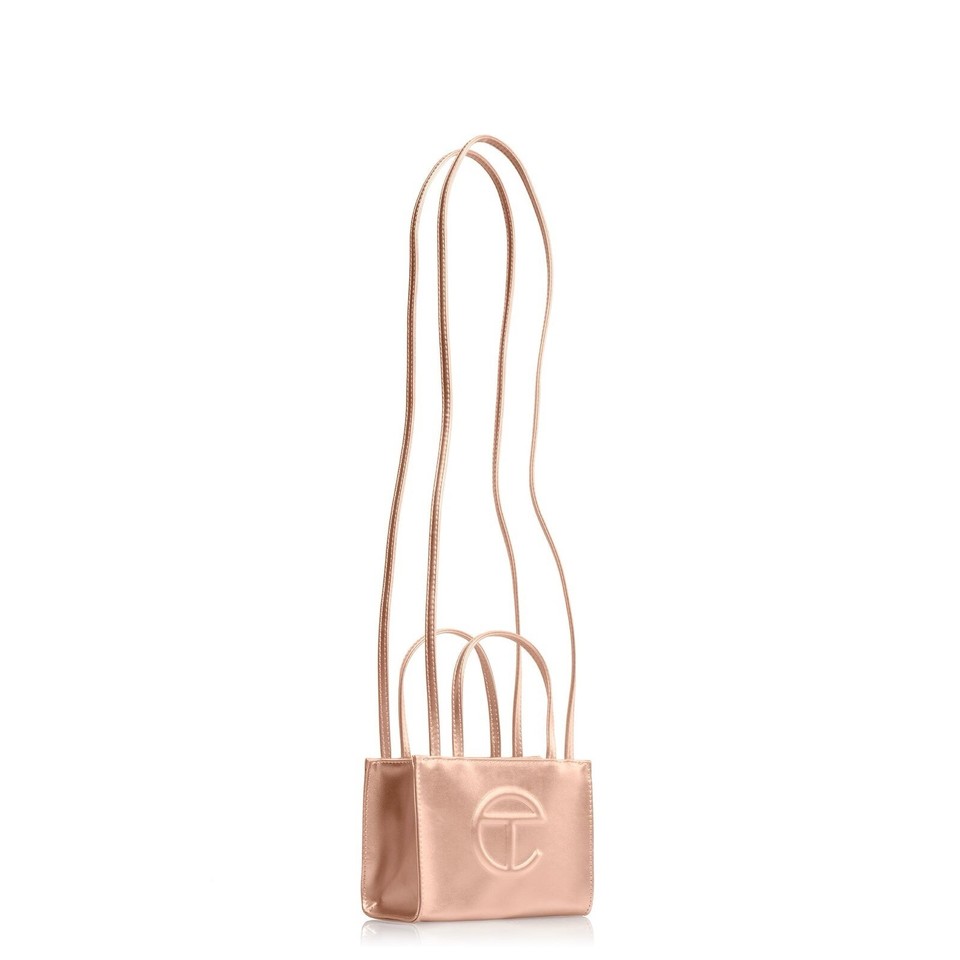 Telfar Small Shopping Crossbody Tote Bag Copper EUC | eBay