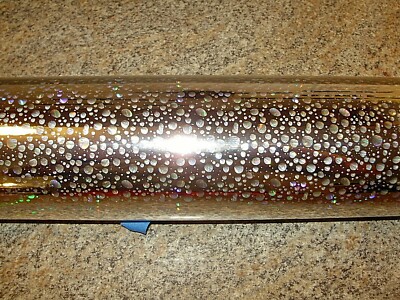 12" x 8" One Sheet SILVER 3D RAINDROPS Holographic Adhesive Vinyl in 17 ...