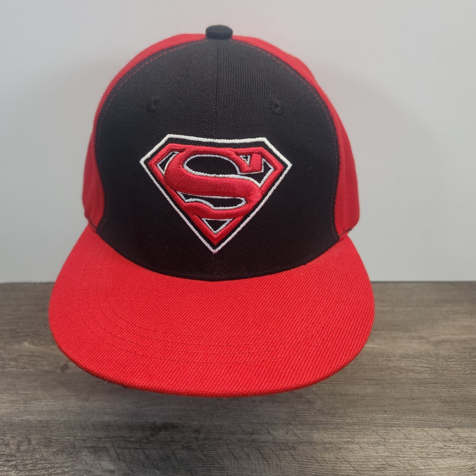 SUPERMAN Classic Symbol Flat Brim Adjustable Cap Hat … - Gem