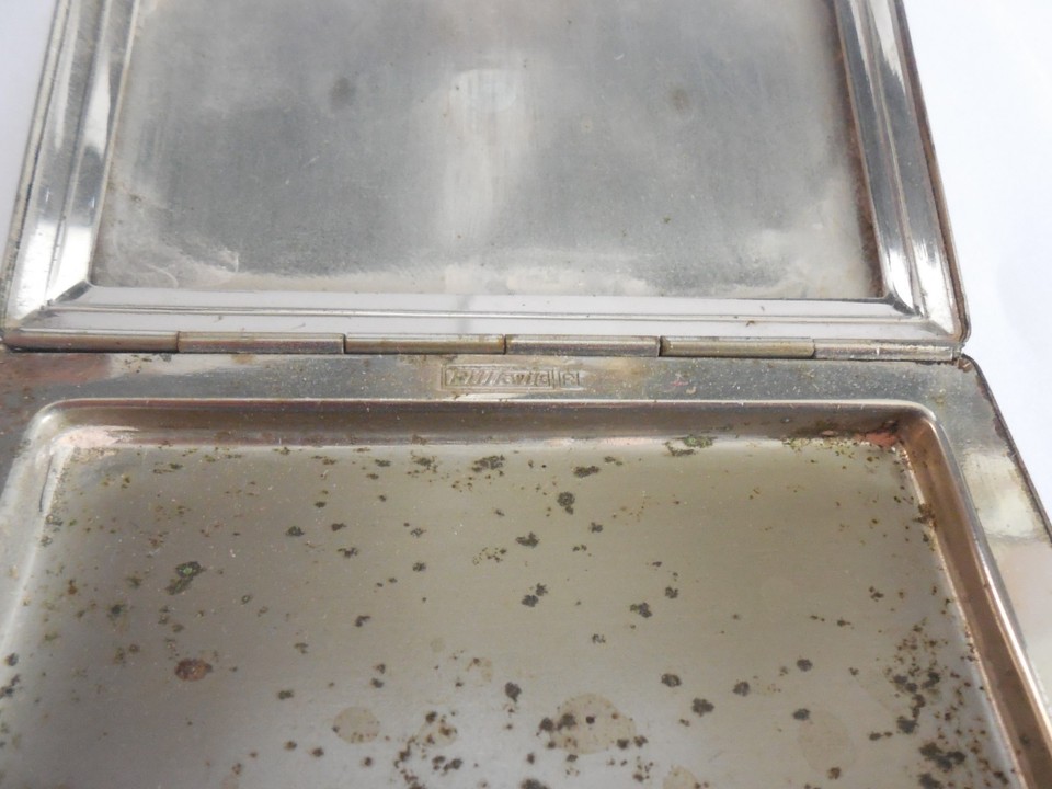 Fillkwik Antique Vintage Powder Compact from 20’s 30’s Rare Blue Jade ...