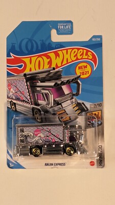 2021 Hot Wheels Raijin Express #102/250 (Chrome) HW Metro 7/10 | eBay