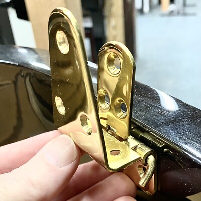 1 Solid Brass Genuine Baldwin Grand Piano Top Lid Prop Hinge | eBay