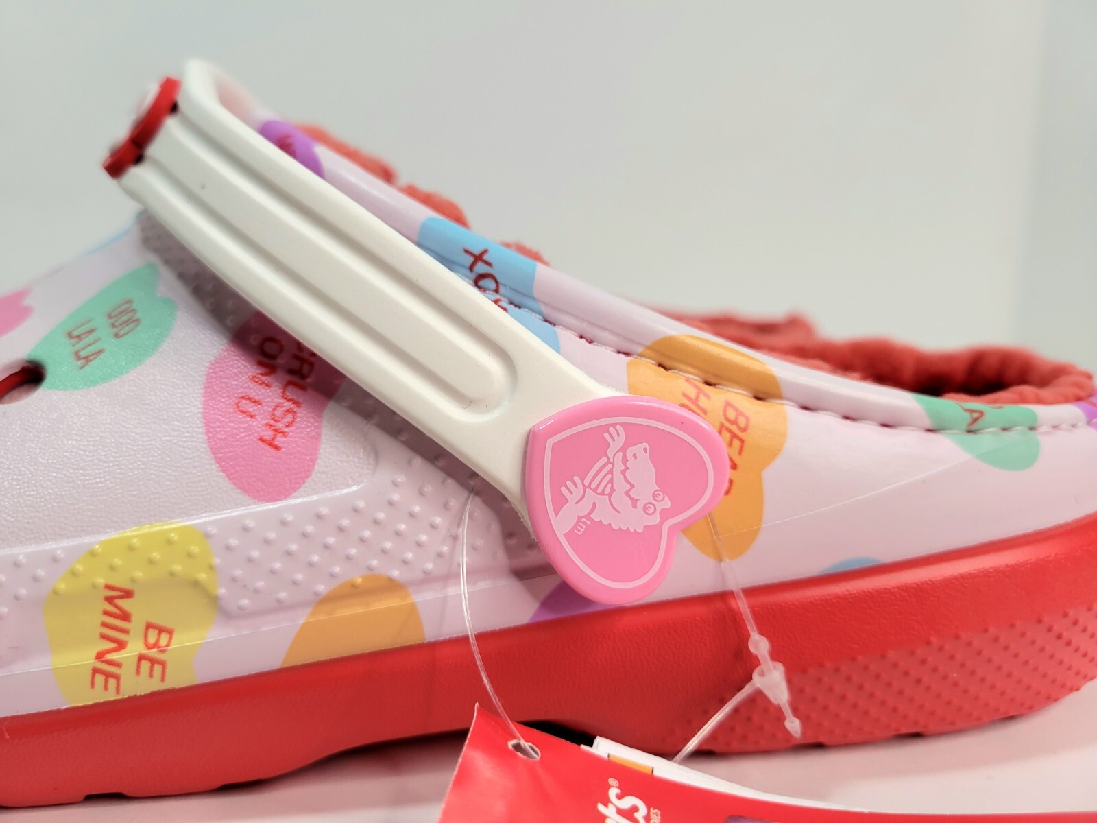 CROCS x SWEETHEARTS Clog 6 Jr's 7.5 Womens White Red Multi Limited ...