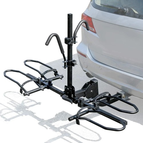2-Bike Platform Style Hitch Mount Bike Rack, Tray Style Bicycle Carrier ...