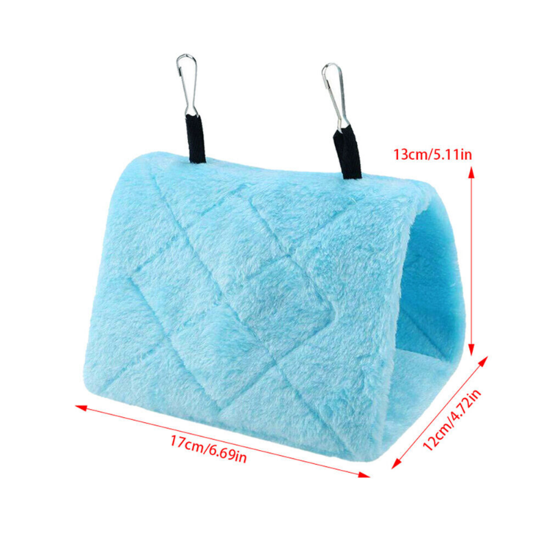 Parrot Tent Pet Bird Bed Parakeet Budgie Warm Hammock Cage Hut Hanging ...