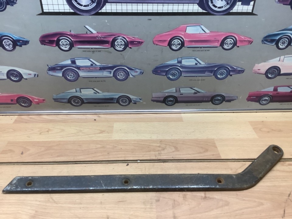 1963-1967 Corvette RIGHT Side Bracket FOR RH or LH SEATS unrestored OEM ...