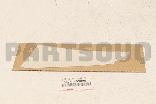 5874153020 Genuine Toyota PROTECTOR, QUARTER PANEL, RH 58741-53020 | eBay