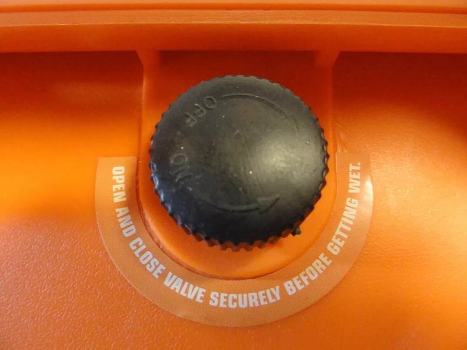 APACHE 3800 WEATHERPROOF PROTECTIVE HARD CASE CAMERA LENS WEAPON ORANGE ...