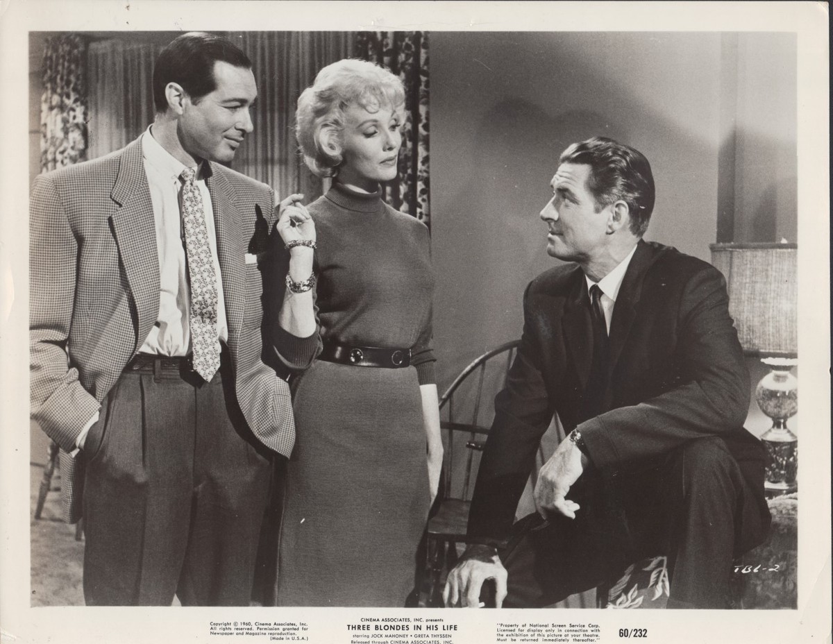 Greta Thyssen Cake Terror Is A Man (1959) 8x10 Black & White Movie