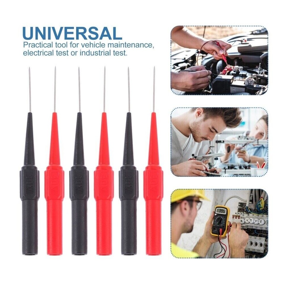 6pcs Test Pin Back Probe Kit Wire Probe Back Probe Kit Automotive | eBay