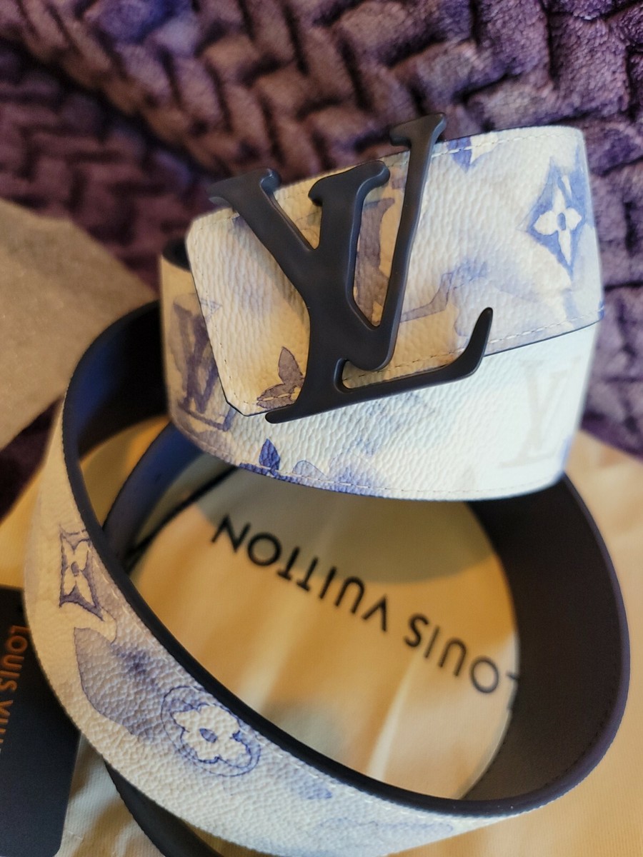 LOUIS VUITTON WATERCOLOR VIRGIL ABLOH 40 MM BELT SIZE 100=40 LOUIS VUITTON WATERCOLOR VIRGIL ABLOH 40 MM BELT SIZE 100=40