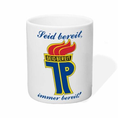 Tasse Kaffeetasse Jungpionier Seid bereit DDR Jugend Erich Honecker ...