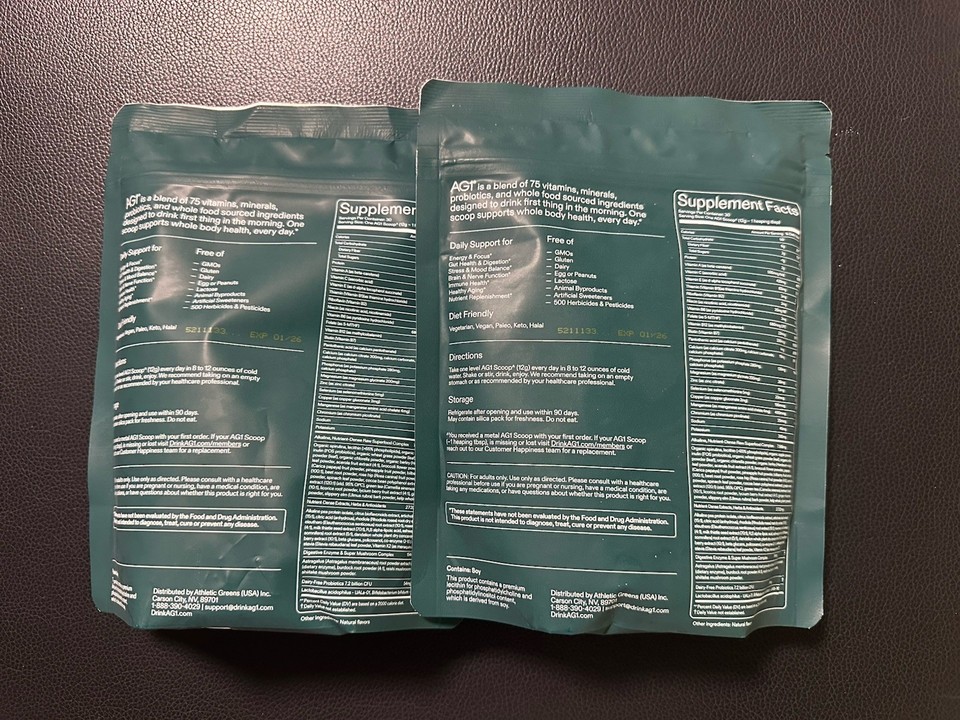 AG1 Athletic Greens Daily Nutrition Supplement 360g 30 Servings | eBay