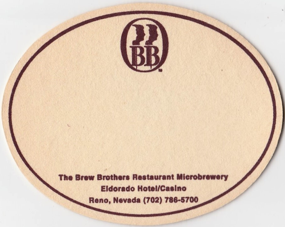 Brew Brothers Brewery Beer Coaster Reno NV | eBay