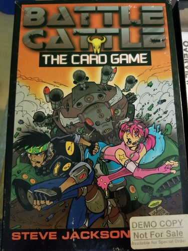 Battle Cattle: The Card Game. Steve Jackson Games. With car wars promo ...