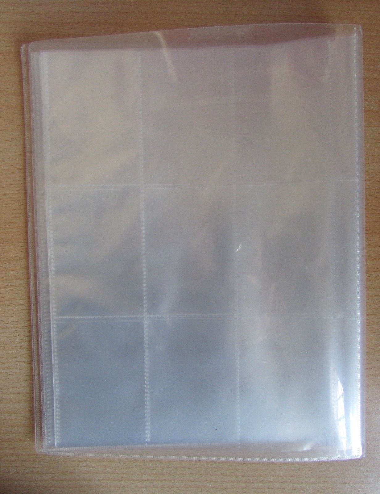 5 x Clear Cover Trading Card Album Portfolio 9 Pocket Pages with 32 ...