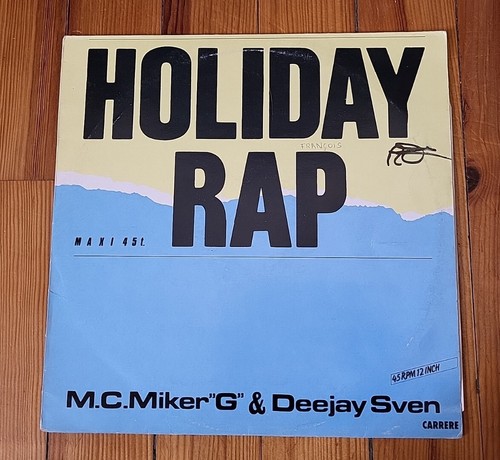 M.C. MIKER G & DEEJAY SVEN - "Holiday rap" - Maxi 45t - 1986 | eBay
