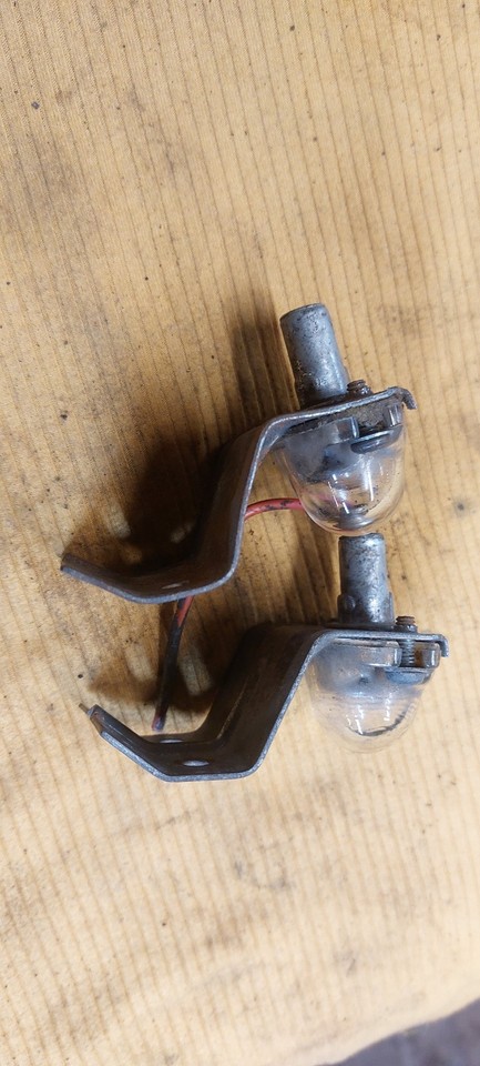 Ford Anglia Butlers Number Plate Lights AL60 Enfo A L 60 Cortina Escort ...