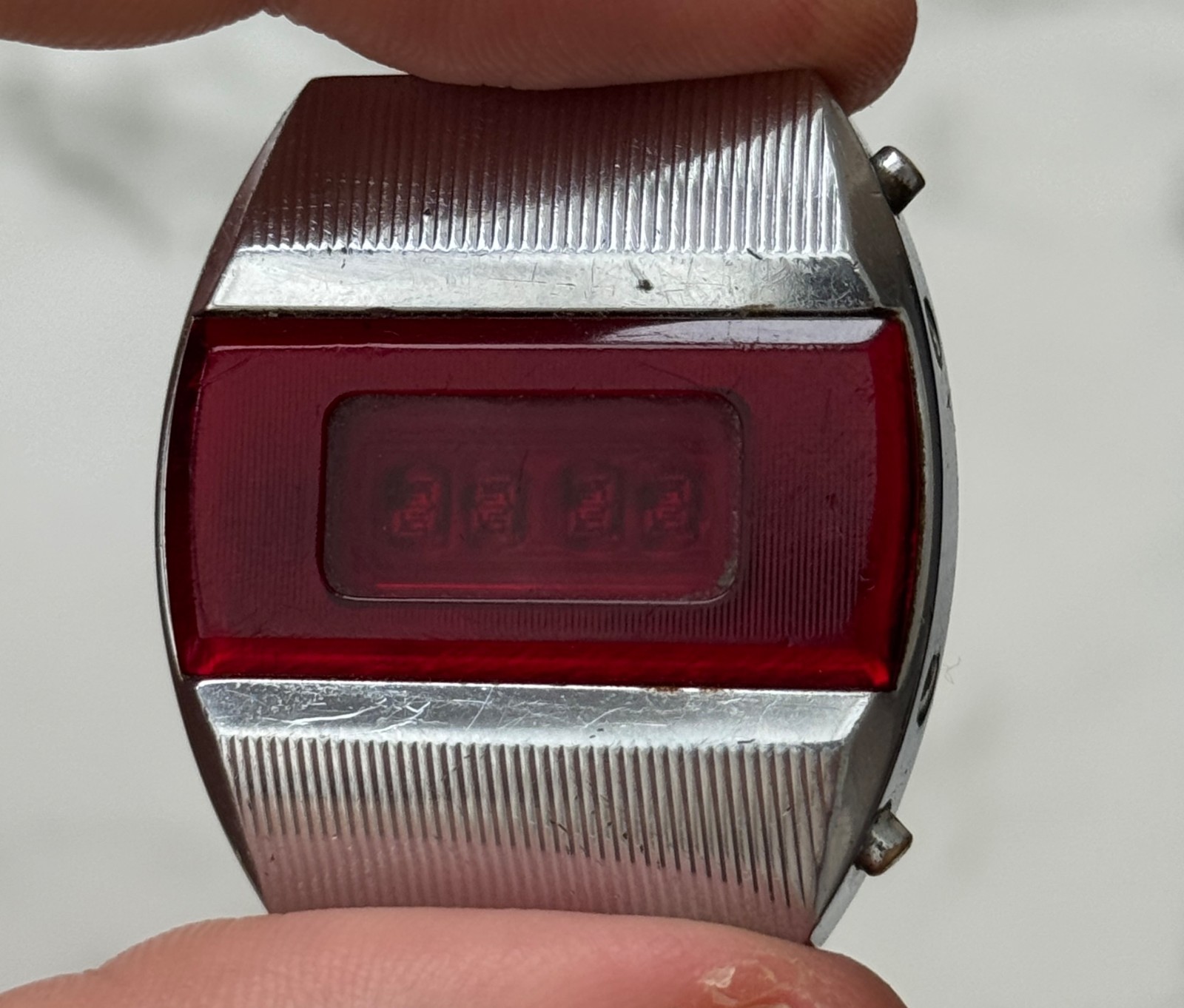 Vintage Elektronika 1 Pulsar Terminator watch, the first Soviet quartz ...
