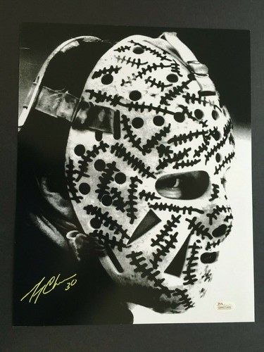 GERRY CHEEVERS AUTOGRAPHED 11X17 MASK PHOTO J.S.A. AUTHENTICATED | eBay