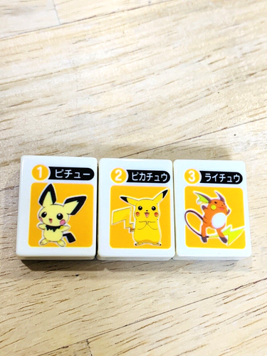Pichu Pikachu Raichu Pokemon mahjong tiles Nintendo From Japan FG-5 | eBay
