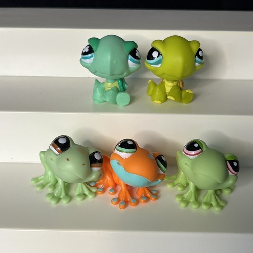 Lot Of 5 Littlest Pet Shop Lps Animals Frogs And Turtles | eBay