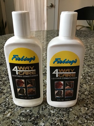 NEW - TWO BOTTLES - FIEBING'S 4 WAY CARE LEATHER CONDITIONER | eBay