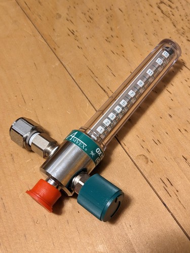 Amico Amvex Oxygen Flowmeter 15 Lpm O2 DISS Fittings Lab Veterinary ...