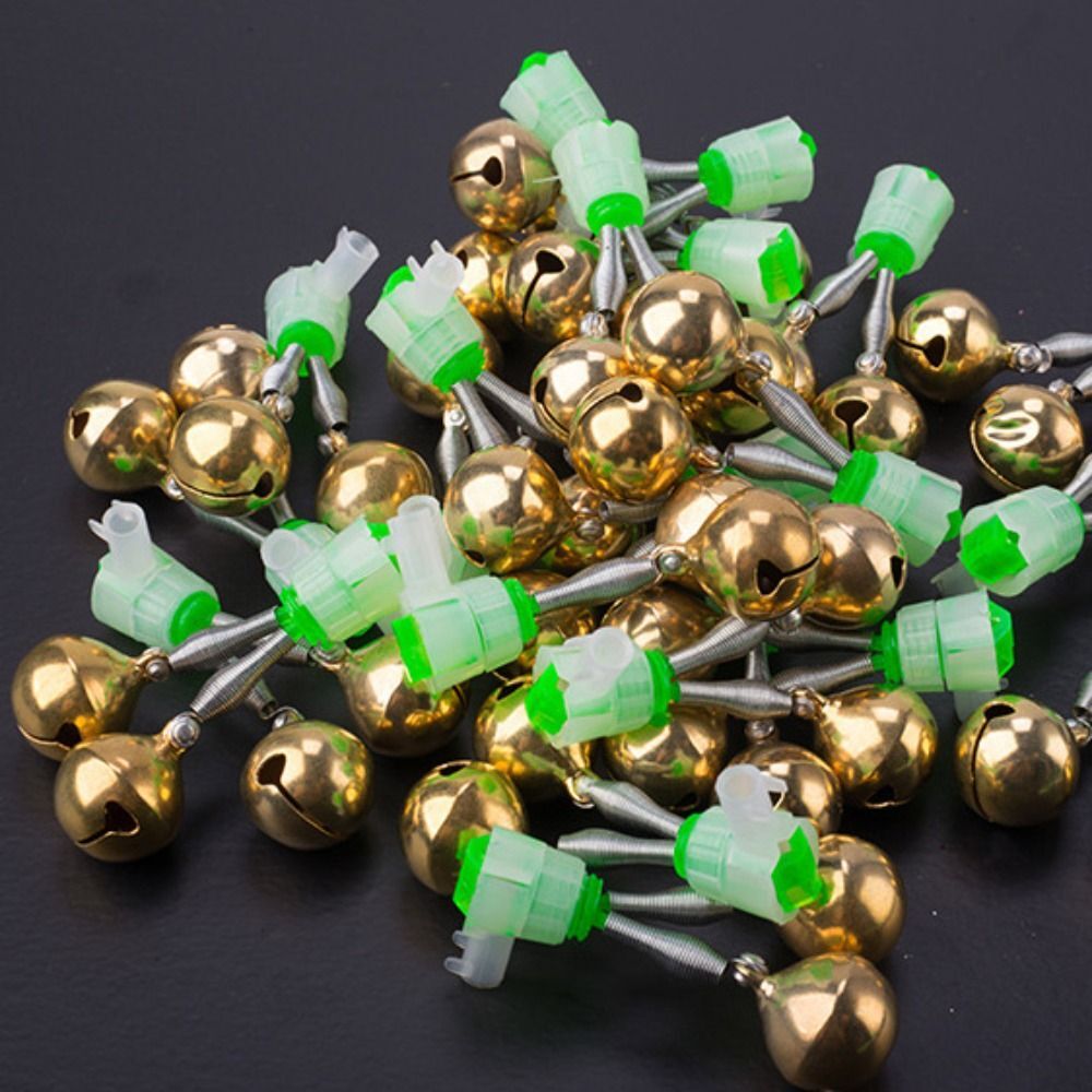 Copper Plastic Fishing Indicators Green Silver Fishing Rod Clips ...