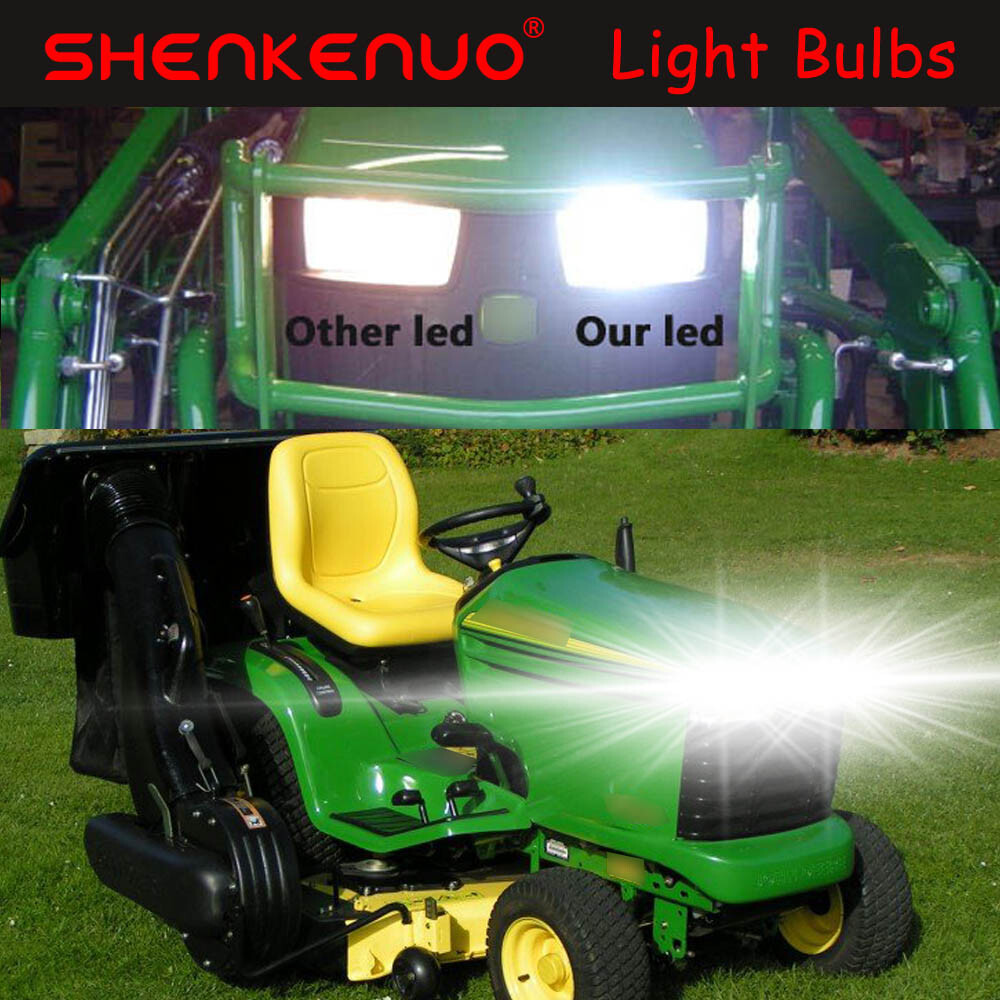 For a Deere 425 445 455 light AD2062R AM35424 Front LED Headlight Bulbs ...