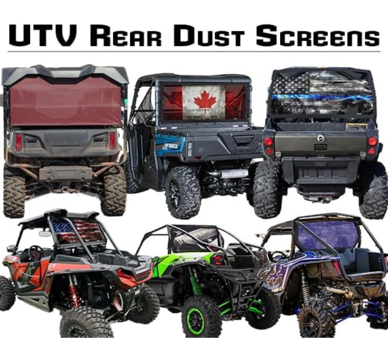 Yamaha Wolverine X2/X4/RMAX & RMAX-4 UTV Plain Mesh Rear Dust Screen | eBay