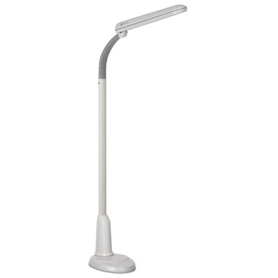 OttLite 24W Craft Plus Floor Lamp in Dove Gray | eBay