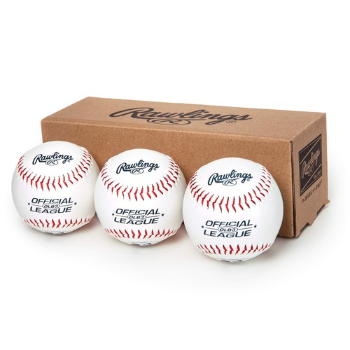 Rawlings Official League Practice Baseballs Perfect for Youth Pack of 3 ...