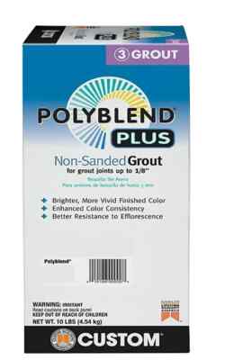 Custom Building Products PolyBlend Plus Non-Sanded Grout 10 lbs S3 | eBay
