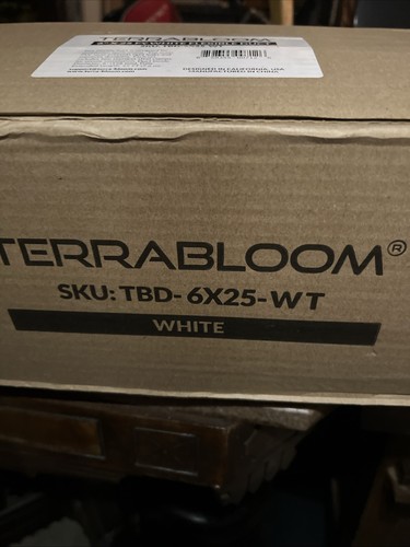 TerraBloom 6” x 25ft White Flexible Ducting - HVAC Grow Tent Ventilation - NEW | eBay