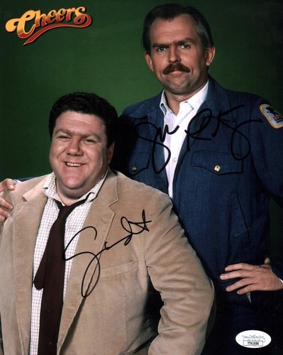 Cheers 8x10 Signed Photo Cast x2 Ratzenberger, Wendt JSA Certified ...