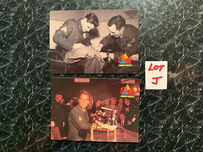 Elvis Army DAYS CARD LOT OF 2 1992 The River Group LOT J Cards 68 & 70 ...