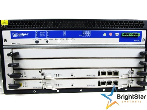 Juniper MX240 Router 2x RE-S-2000-4096, 2x SCB | 4x PWR-MX480-2520-AC ...