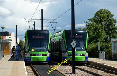 Photo 12x8 Stadler Variobahn Trams at Sandilands Croydon/TQ3365 Two of ...