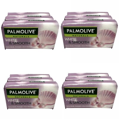 Palmolive White & Smooth w/ Pearl Powder + Milk Protein Soap Bar 2.8oz ...